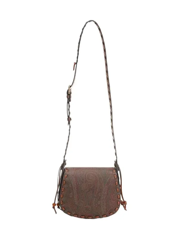 Etro Paisley Printed Crossbody Bag - Brown