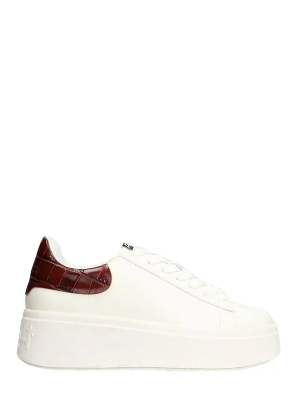 Ash Lace-up Sneakers With Thick Sole - Gray