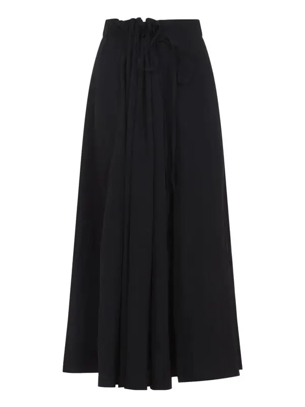 Studio Nicholson Gathered Wrap Skirt - Black
