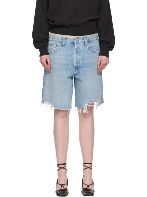 AGOLDE Denim Shorts - Blue