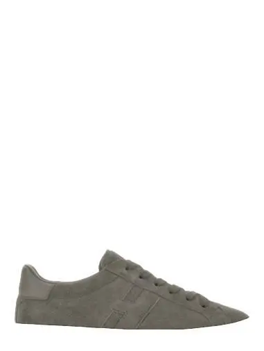 Hogan Round Toe Lace-up Low-top Casual Sneakers - White