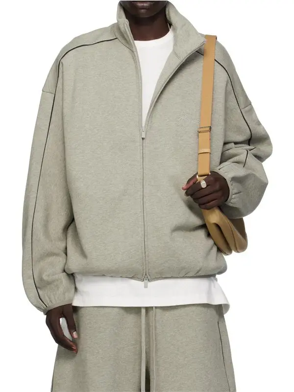 Fear Of God Stand Collar Zip-up Jacket - Nude