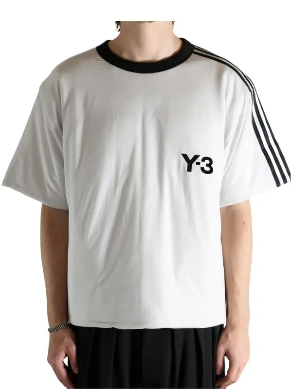 Y3 3-stripes Padded Short Sleeve T-shirt - Multicolor