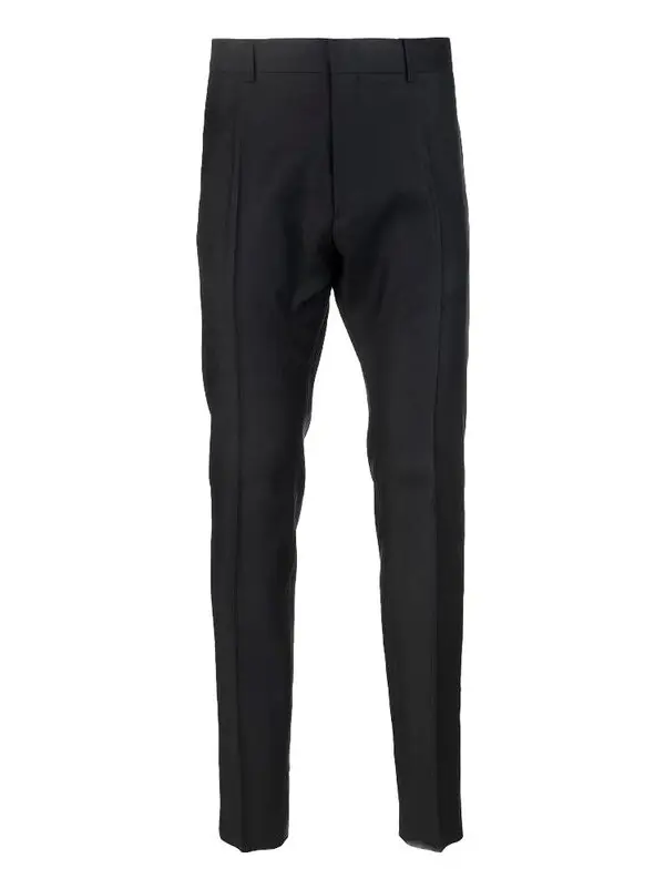 Dsquared2 Wool Tailored Trousers - Black