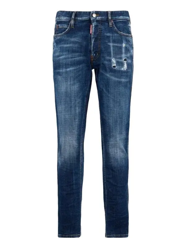 Dsquared2 Teddy Mini Front Jeans - Blue