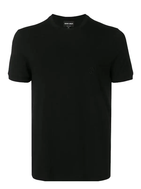 Giorgio Armani Round-necked T-shirt - Black