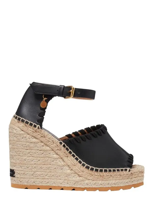 Stella McCartney Wedge Heeled Espadrilles - Black