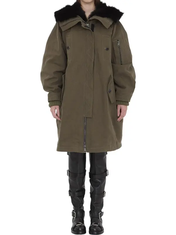 Dolce & Gabbana Hooded Parka - Military Green