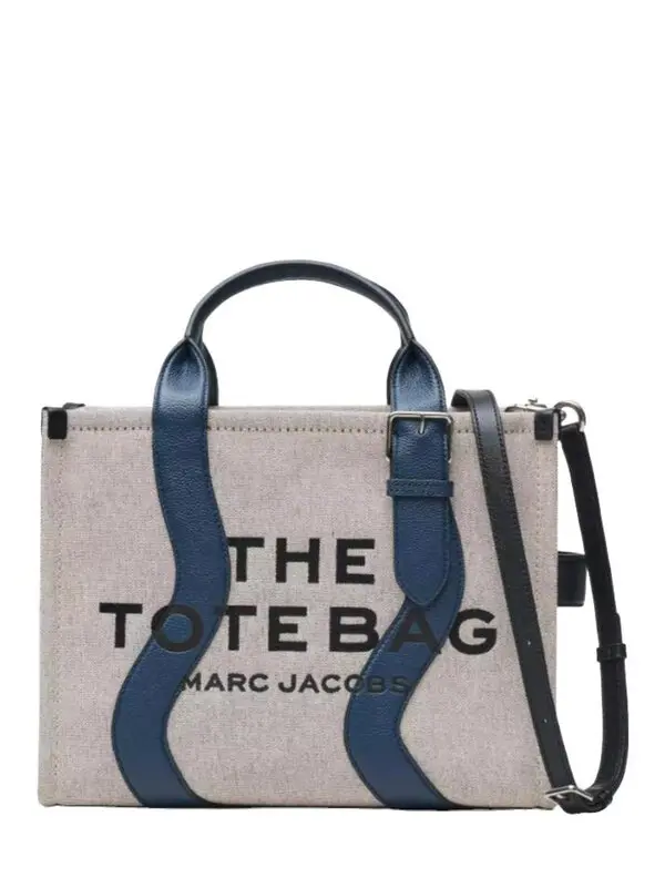 Marc Jacobs The Tote Medium Tote Bag - Ivory/navy