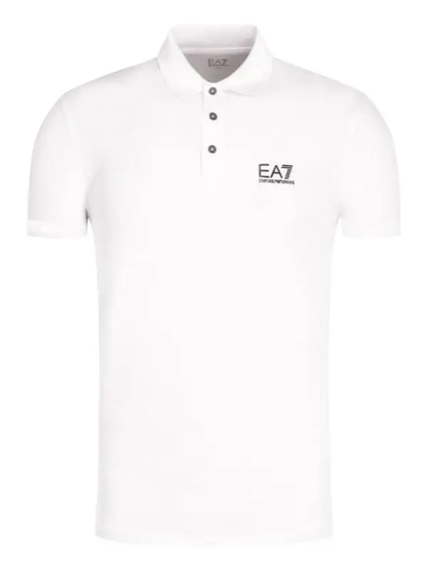 Emporio Armani Logo Polo Shirt - White