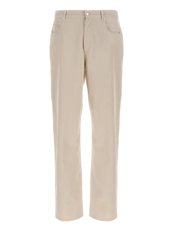A.p.c. Straight-leg Corduroy Trousers - Nude