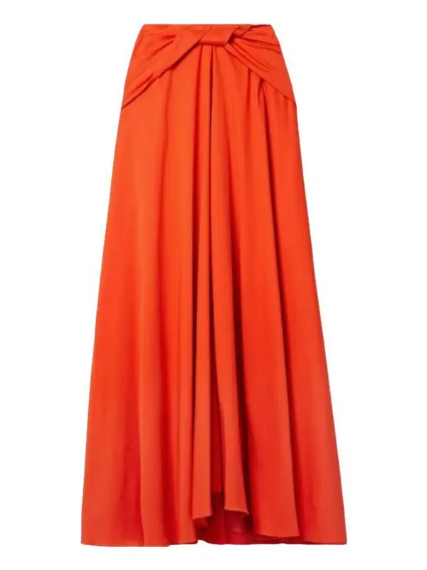 Altuzarra Extra-long Midi Skirt - Red