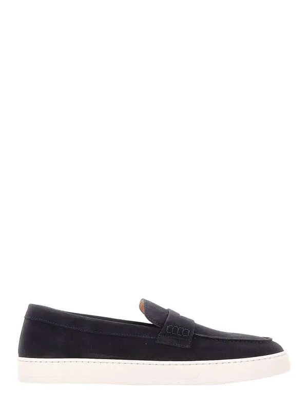 DOUCAL'S Penny Slip-on Loafers - Black