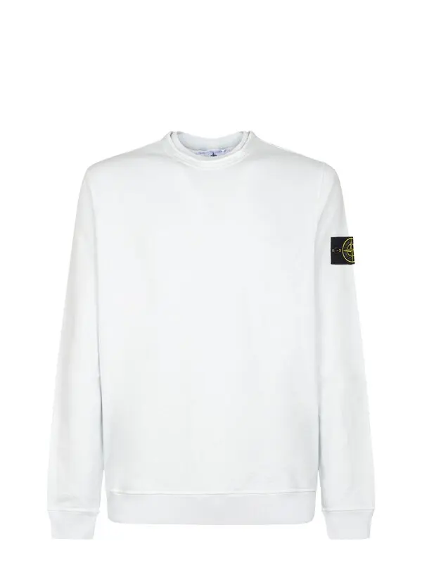 Stone Island Regular-fit Crewneck Sweatshirt - Sky Color