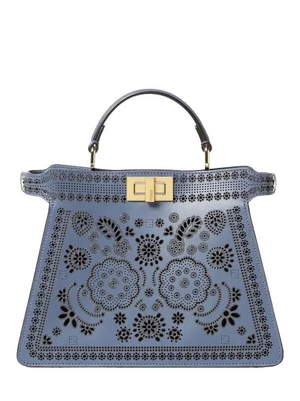 Fendi Peekaboo Iseeu Small Tote Bag - Blue