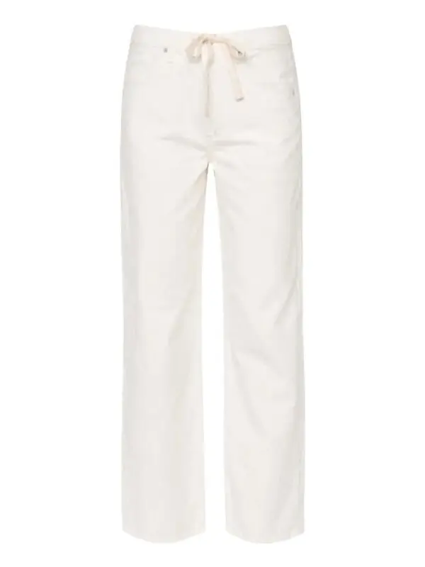 Citizens Of Humanity Drawstring Straight Leg Jeans - White