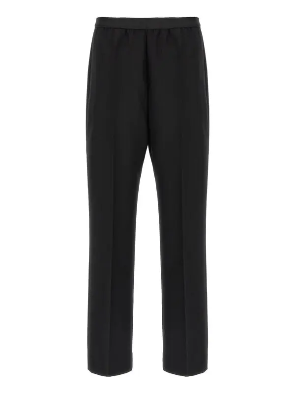 MAISON MARGIELA Virgin Wool Straight-leg Trousers - Black