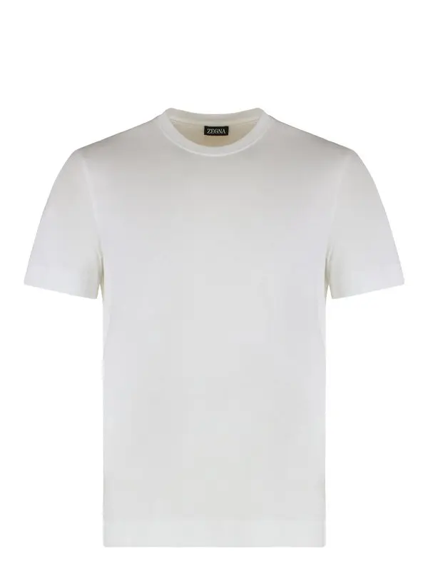 Zegna Crewneck Short-sleeved T-shirt - No