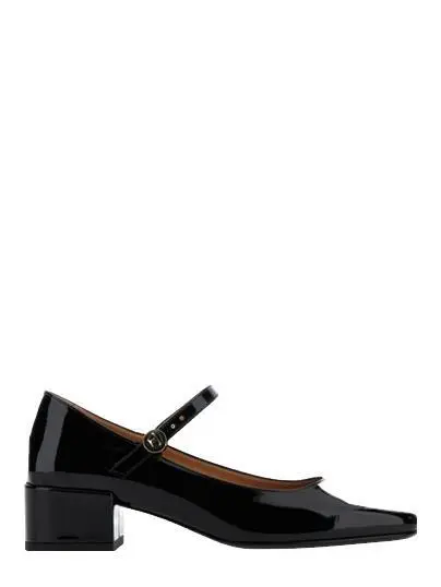 TOD'S Mary Jane Pumps With Thick Heel And Adjustable Buckle - Nero