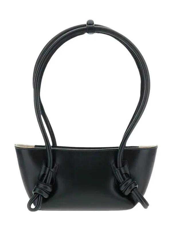 Hereu Knotted Shoulder Bag - Black