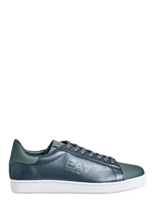 EA7 Logo Detail Sneakers - White