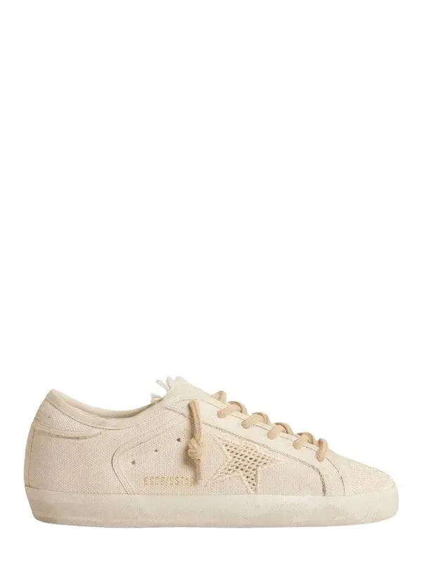 GOLDEN GOOSE Super-star Sneakers - Nude