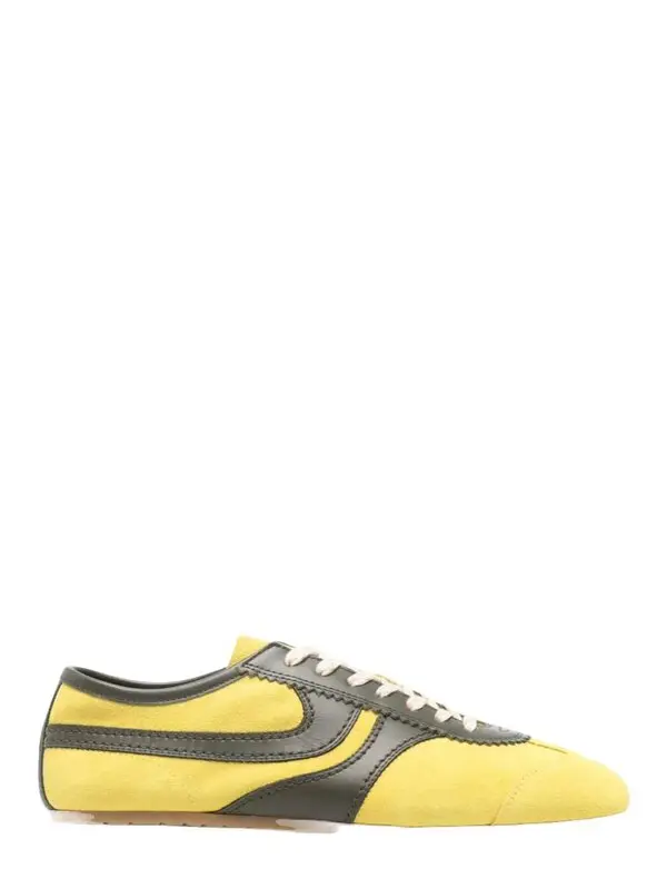 Dries Van Noten Paneled Low-top Sneakers - Yellow