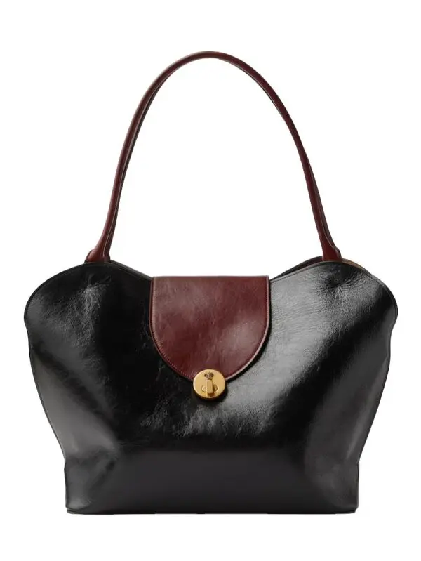 Versace Large Handle Tote Bag - Black  Brown