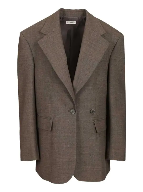P.a.r.o.s.h Button-detailed Blazer - Green