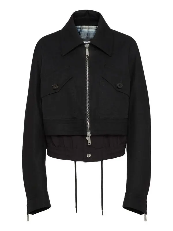 Dsquared2 Hybrid Kaban Jacket - Black