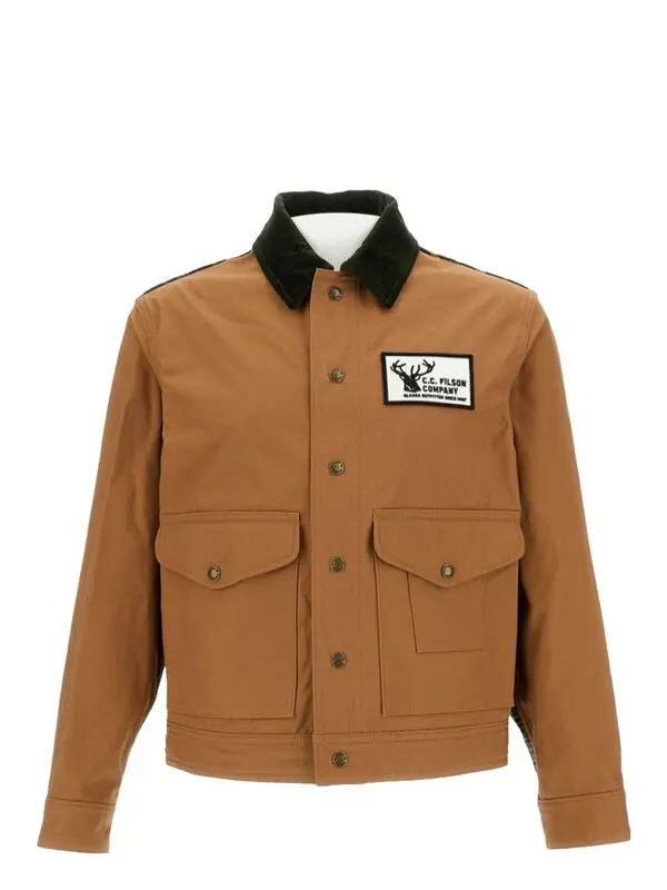 Junya Watanabe Logo Detail Casual Jacket - Brown