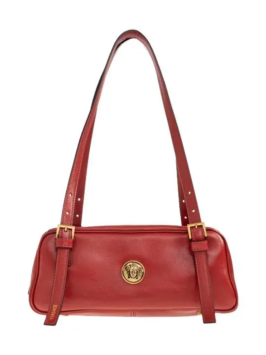 Versace Emblème Bowling Bag - Red