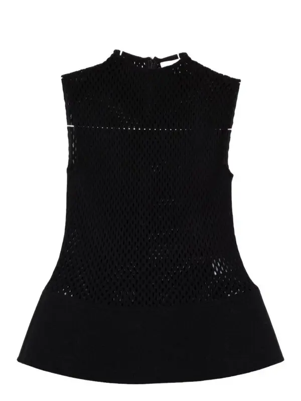 Alaïa Sleeveless Cutout Vest - Black