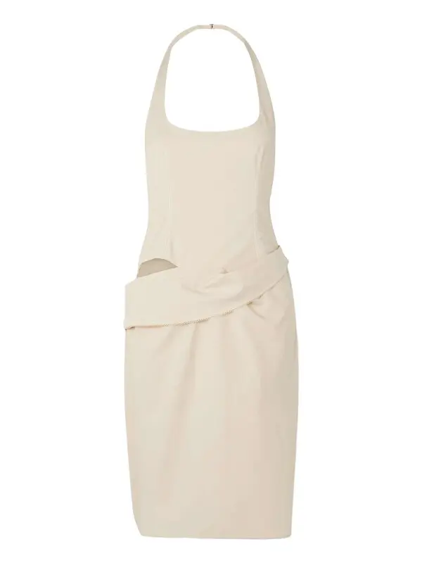 Jacquemus Hielo Backless Dress - Off White