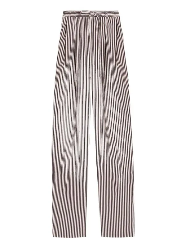 Dolce & Gabbana Striped Poplin Pants - No