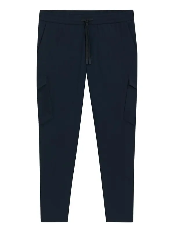 Hugo Boss Tapered-fit Drawstring Pants - Dark Blue