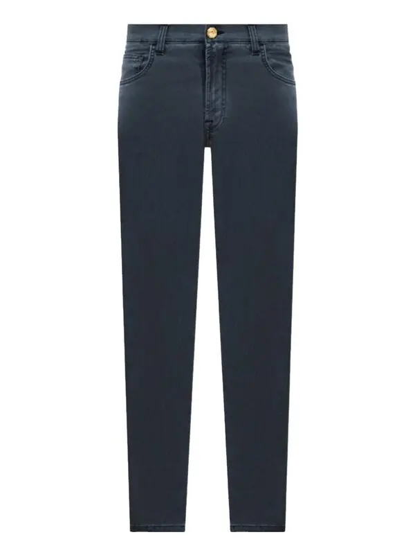 Stefano Ricci Jeans With Belt Loops - Black