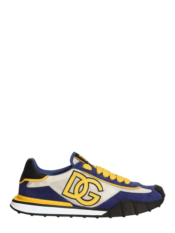 Dolce & Gabbana Dg Athletic Panelled Lace-up Sneakers - Multicolor