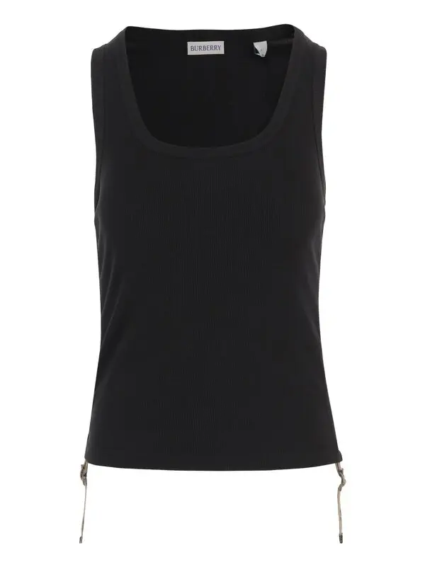 Burberry Festival Zip-detail Tank Top - Black