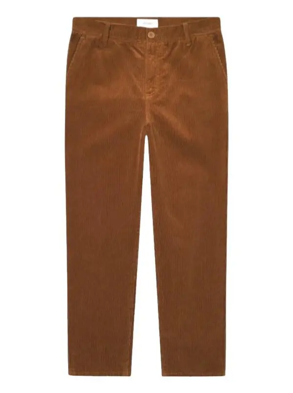 LES DEUX Ribbed Corduroy Trousers - Brown