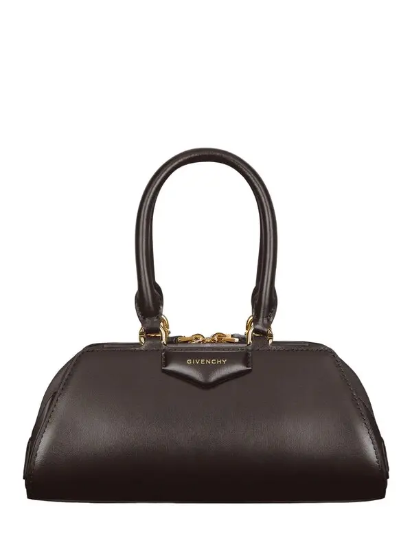Givenchy Antigona Cube East-west Mini Top Handle Bag - Chocolate