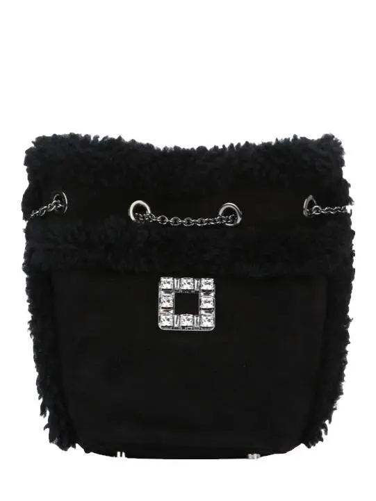 ROGER VIVIER Tres Vivier Backpack - Black