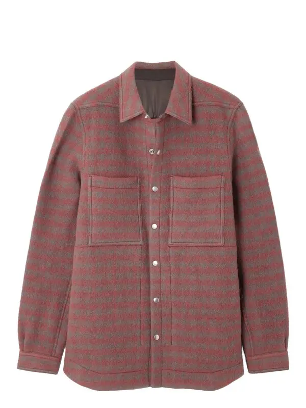Rick Owens Long-sleeved Casual Jacket - Brown