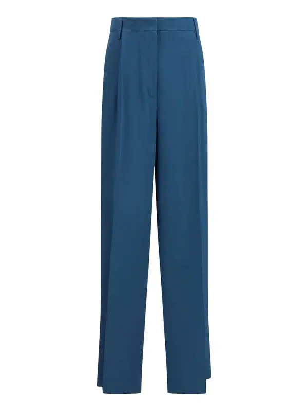 Dries Van Noten Pleated Trousers - Blue