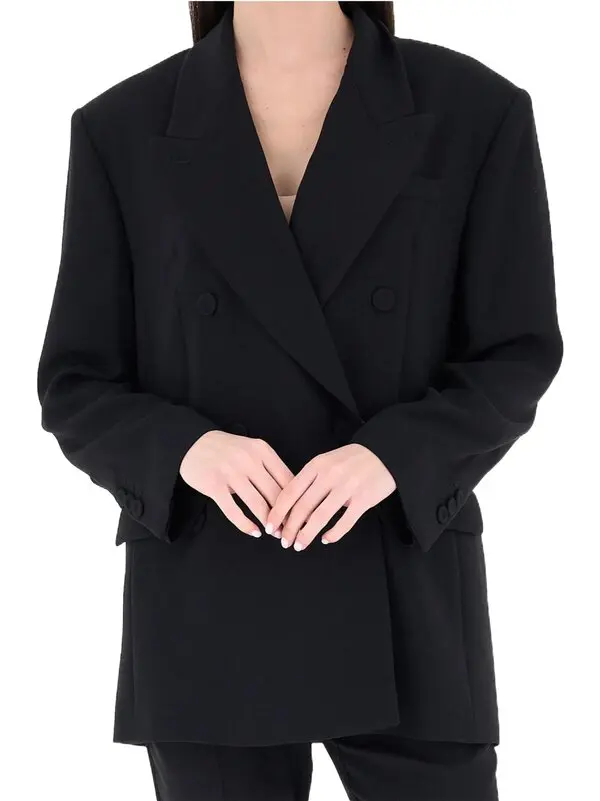 Marella Long-sleeved Suit Jacket - Black