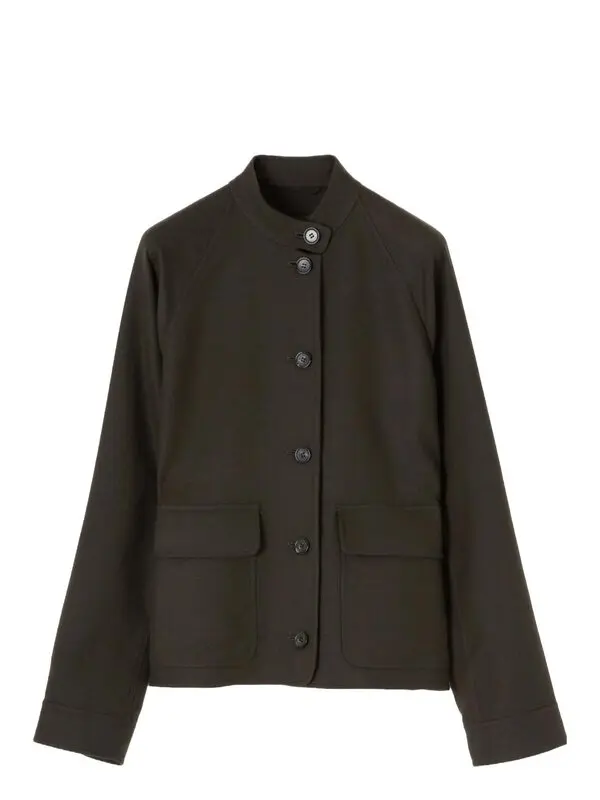 Loro Piana Remsen Royal Lightness Caban Jacket - Black Pine