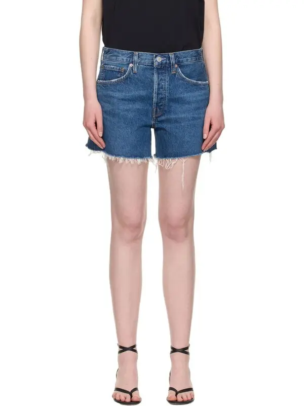 AGOLDE Parker Denim Shorts - Pink