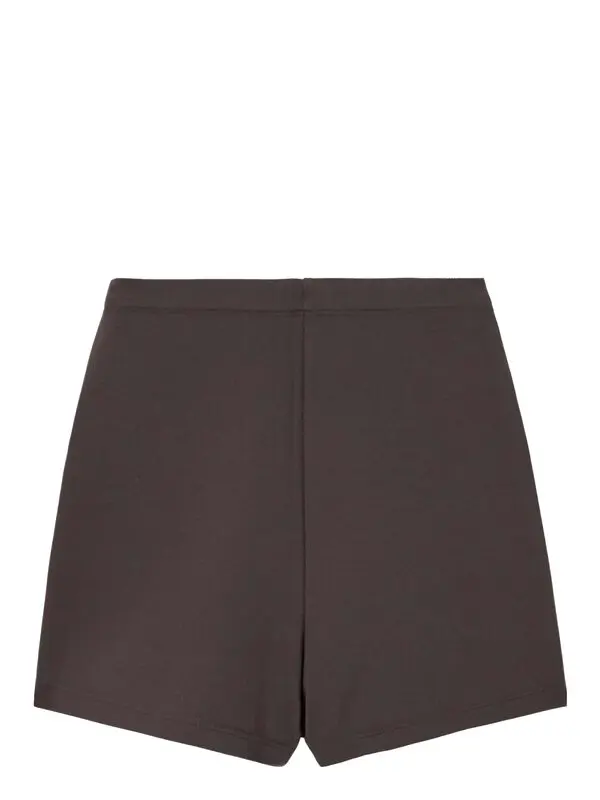 Rick Owens Elastic Waist High-waisted Shorts - Black
