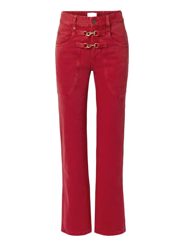 Isabel Marant Étoile Brinley Jeans - Red