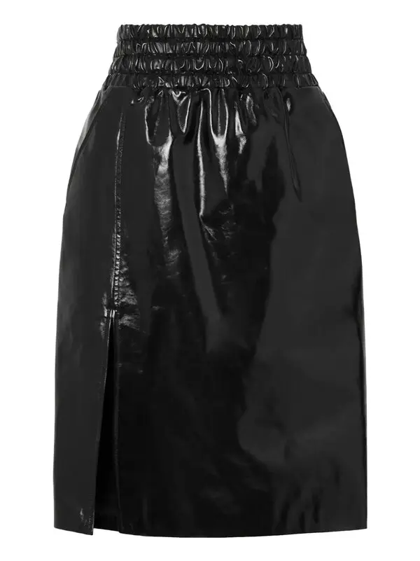 TOM FORD High-waisted Leather Skirt - Black